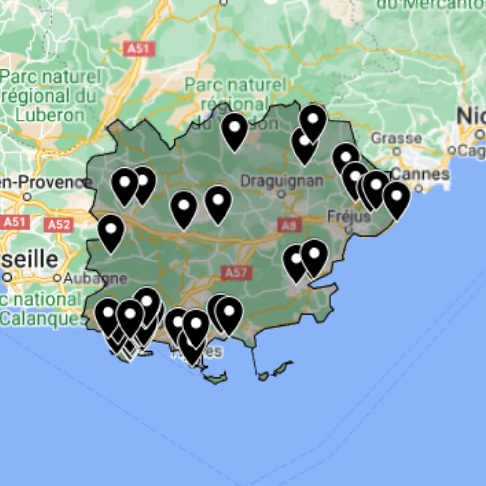 Urbex Map Var [83] - Département Français